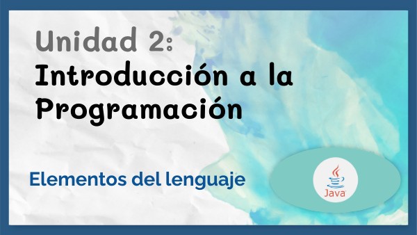 FP_U2_Elementos del lenguaje Java