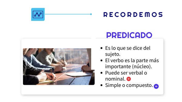 Modificadores del predicado | Genially
