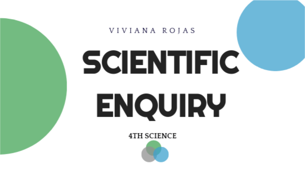 4th Scientific Enquiry | Genially