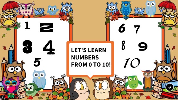 NUMBERS FROM 0 TO 10 | Genially