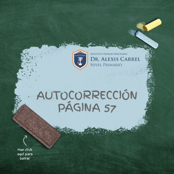 AUTOCORRECCIÓN PAG 57 | Genially