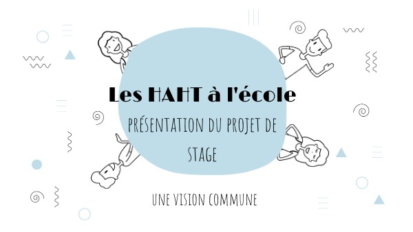 Présentation du projet de stage | Genially