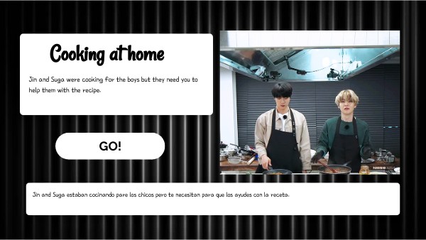 Coooking at home | Genially