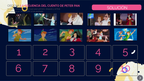 SECUENCIA DE LA NARRACIÓN: EL CUENTO DE PETER PAN | Genially
