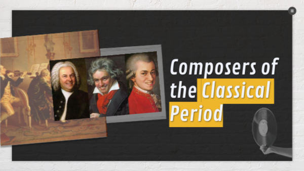 Composers of Classical Period | Genially