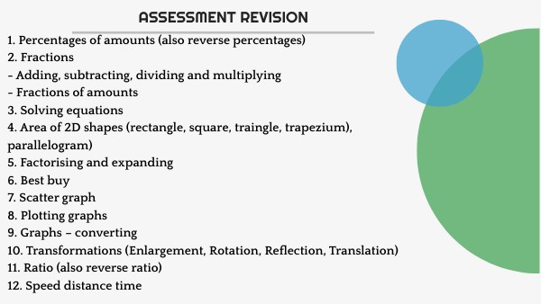REMOTE - Week 35 - Revision for end of year assessment | Genially
