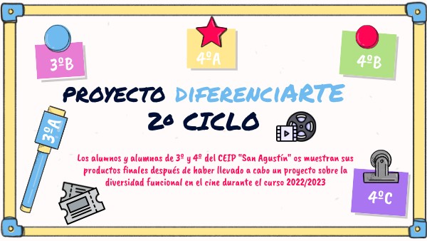 DIFERENCIARTE SEGUNDO CICLO CINE | Genially