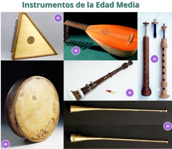 Intrumentos musicales de la Edad Media | Genially