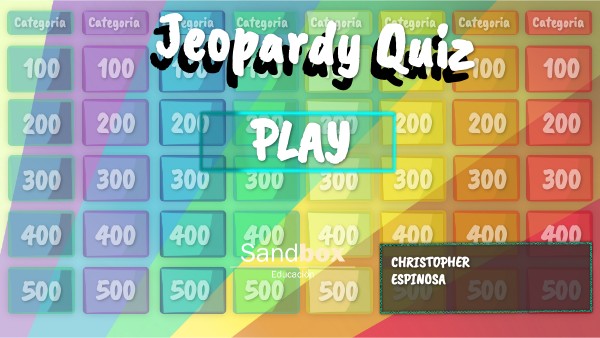 JEOPARDY 1 | Genially