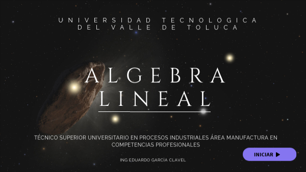 ÁLGEBRA LINEAL | Genially