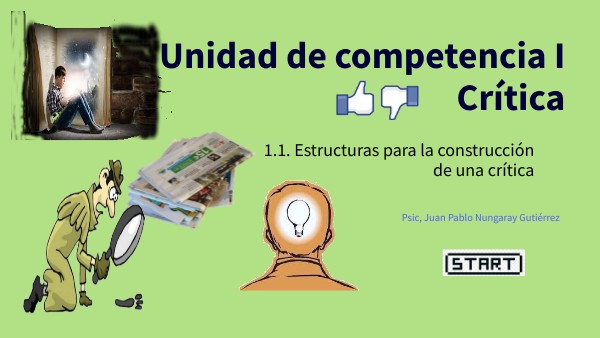 Estructura para la crítica | Genially