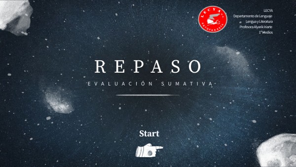 Repaso para la Evaluación Sumativa | Genially