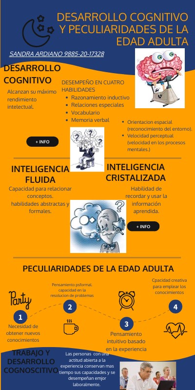 DESARROLLO COGNITIVO Y PECULIARIDADES DE LA EDAD ADULTA