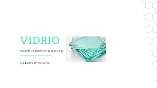 Vidrio - marzo | Genially