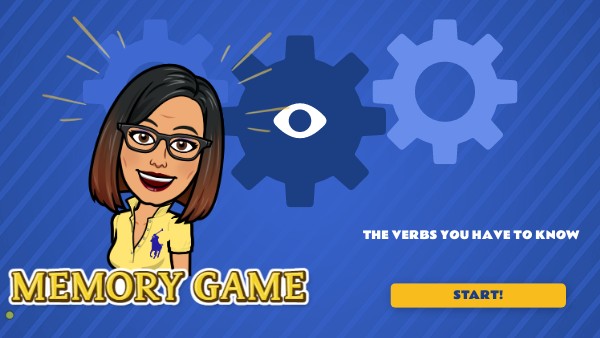 MEMORY GAME -THE VERBS | Genially
