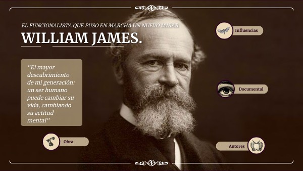 WILLIAM JAMES FUNCIONALISMO