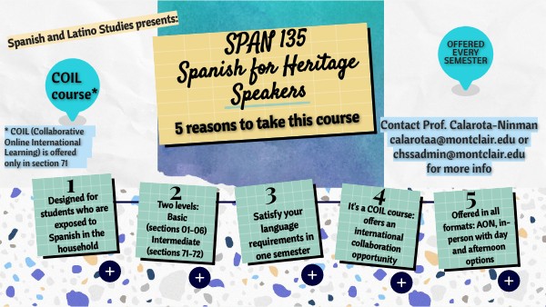 Spanish for Heritage Speaker- Poster | Genially