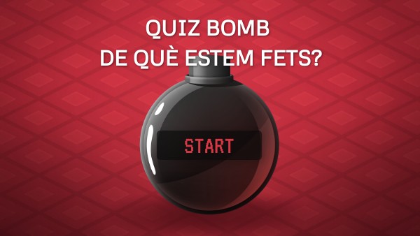 BOMB QUIZ DE QUÈ ESTEM FETS | Genially