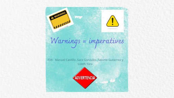 Warning | Genially