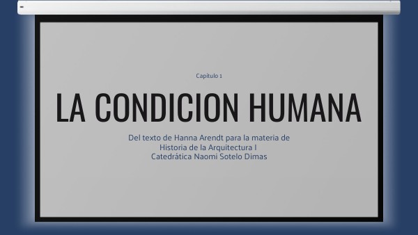 La condición humana