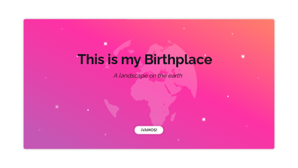 This is my Birthplace