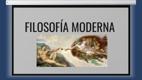Filosofía Moderna