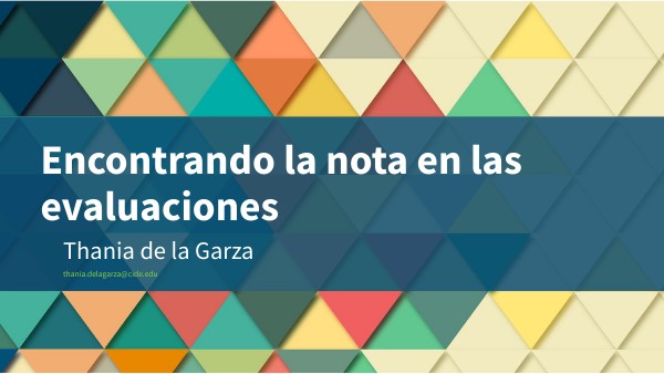 Encontrando la nota en las evaluaciones | Genially