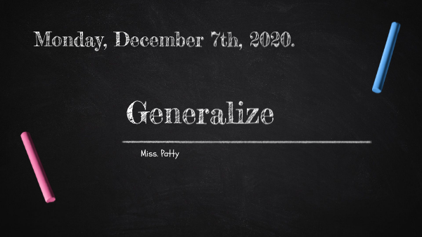 Generalization 4th Grade | Genially