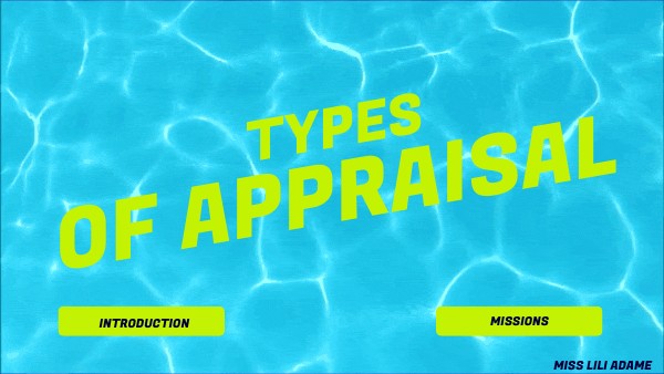 Types of appraisal | Genially