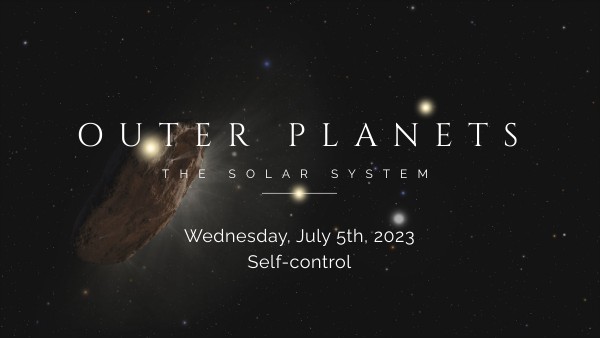 OUTER PLANETS 2ND GRADE