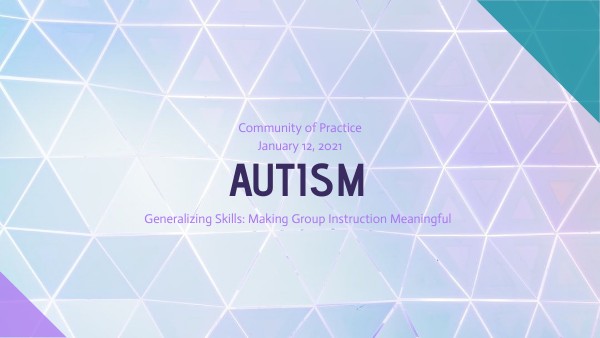 Autism - Jan 2022 COP | Genially