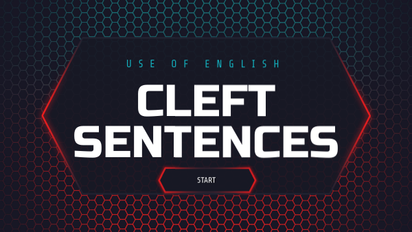CLEFT SENTENCES | Genially