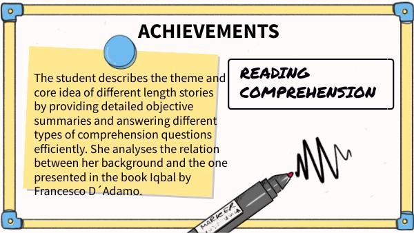 ACHIEVEMENTS AND UNIT FOUR INTRODUCTION | Genially