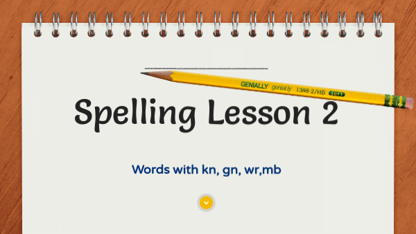 Spelling Lesson 2