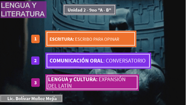 Unidad 2: 9nos "A - B" | Genially