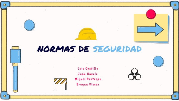 Normas de seguridad | Genially