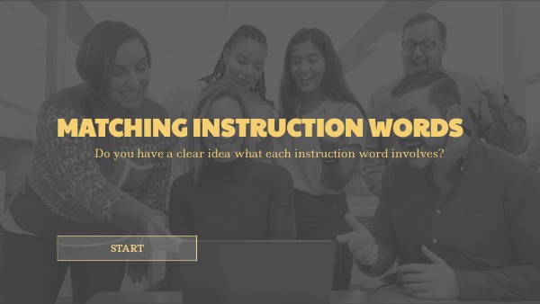 W2 Matching instruction words