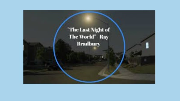 READING PROJECT -The Last Night of the World | Genially