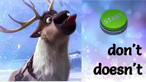 don't doesn't | Genially