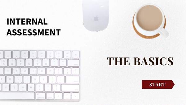 INTERNAL ASSESSMENT: THE BASICS