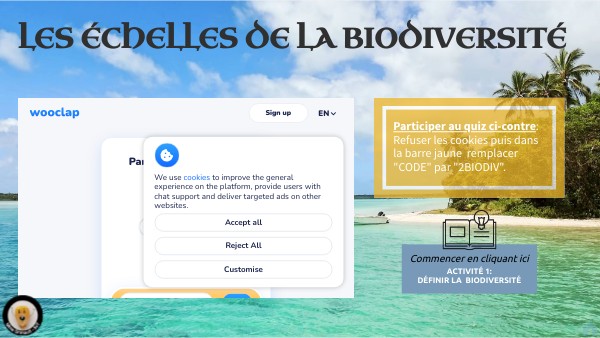 Chapitre 3: Les échelles de la biodiversité