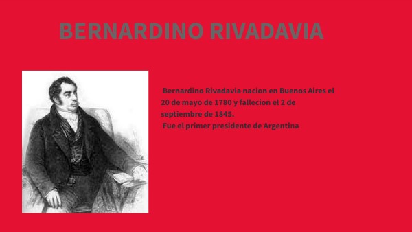 Rivadavia y sus reformas