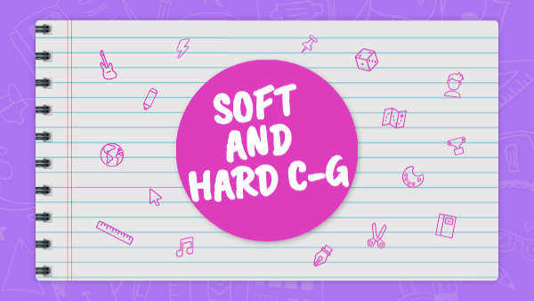 English: Soft and hard c/g | Genially