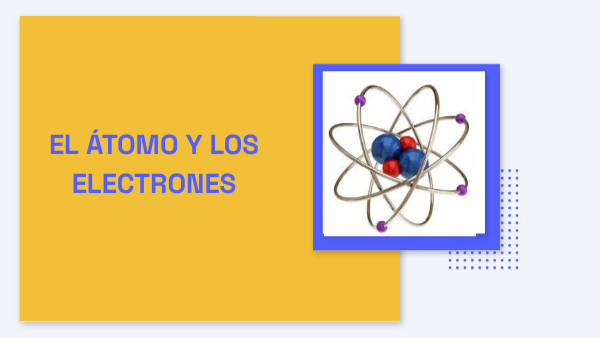EL ÁTOMO Y LOS ELECTRONES | Genially
