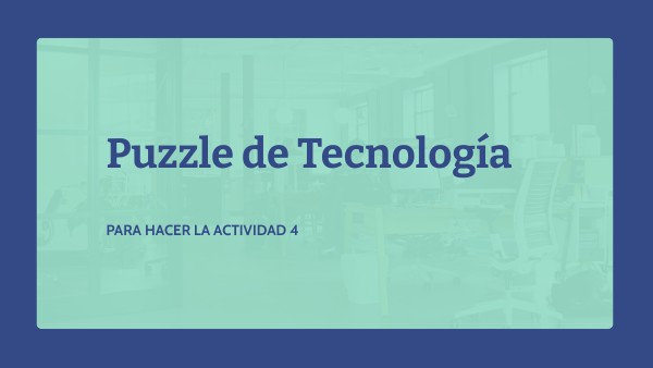 PUZZLE TECNOLOGIA