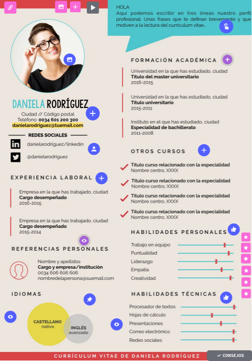 Diseña tu futuro CV | Genially