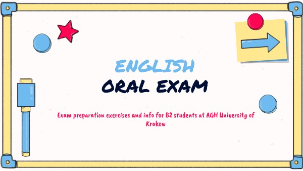 English Oral Exam | Genially