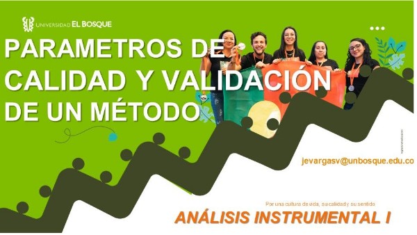 Parámetros de Calidad y validación