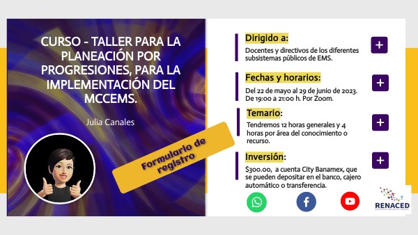 Curso taller Planeación por progresiones | Genially