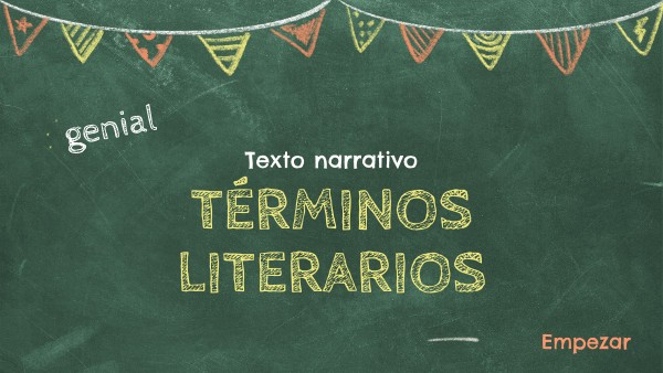 Términos literarios- 2021